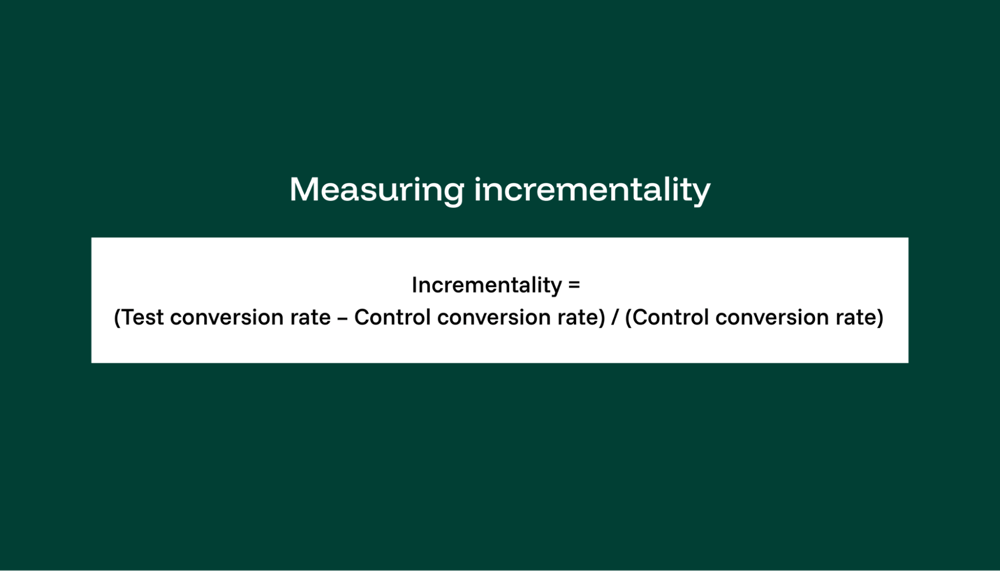 How to measure advertising incrementality