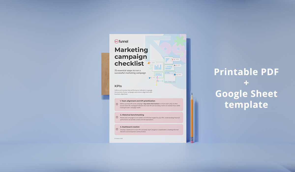 Ultimate marketing campaign checklist (Google Sheets + PDF template)