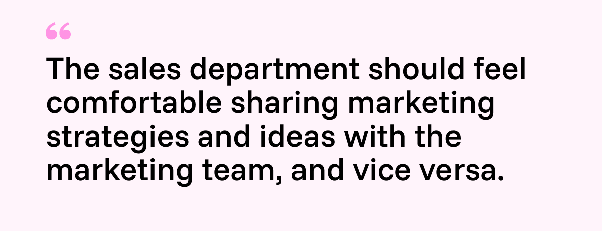 How sales and marketing teams can work better together