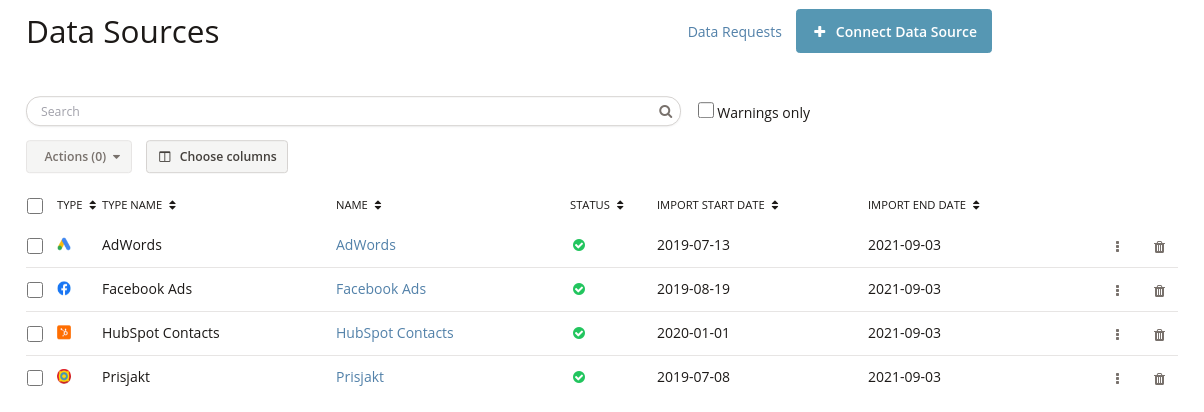Explore our new Data Sources page